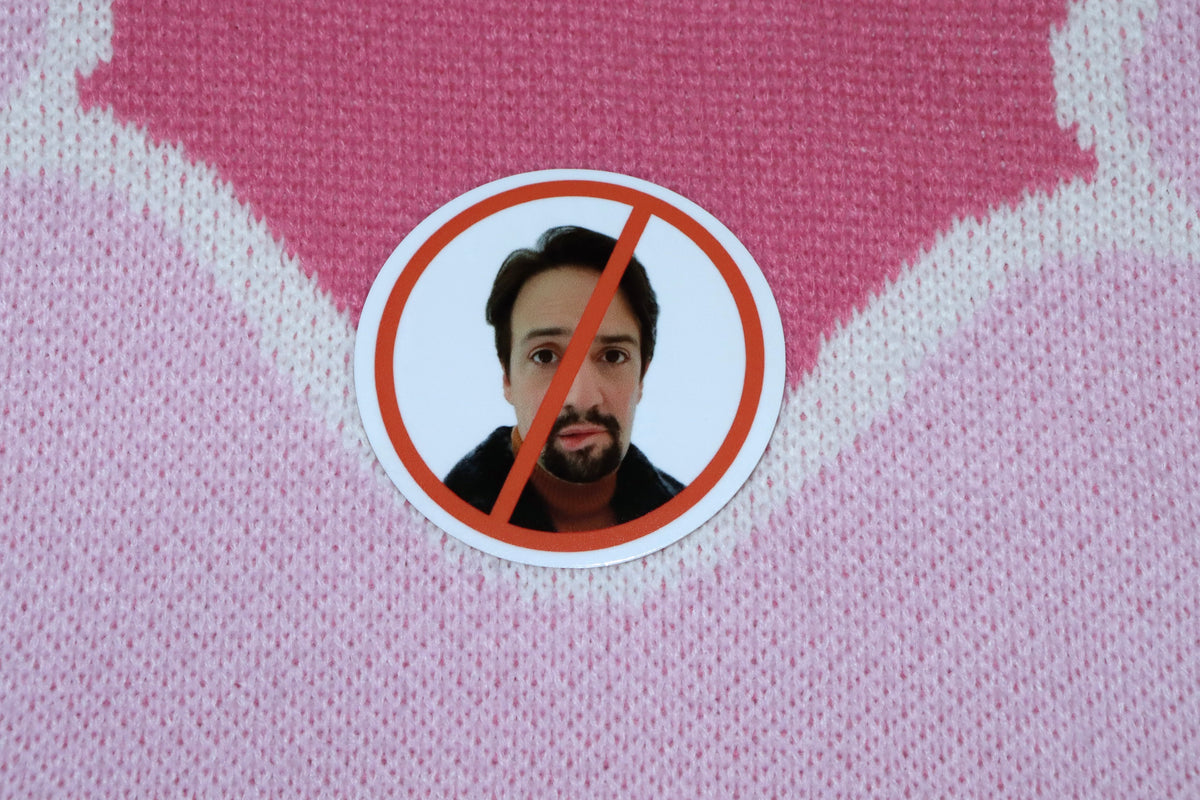 No Symbol Lin Manuel Miranda Meme Bumper Sticker – Sam Makes Things