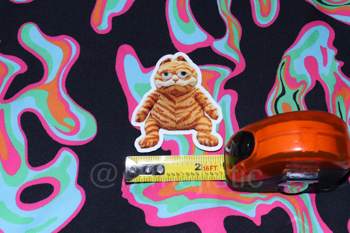 Ugly Garfield Gorfield Meme Bumper Sticker – Sam Makes Things